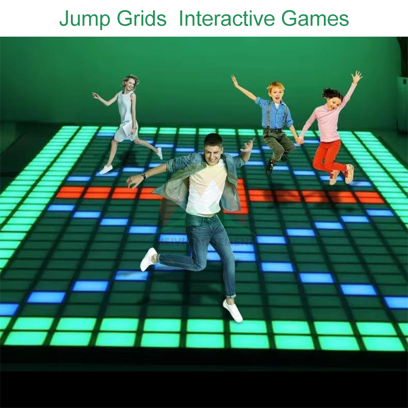 China New Arrival jump grid interactive game activate games sport game ...
